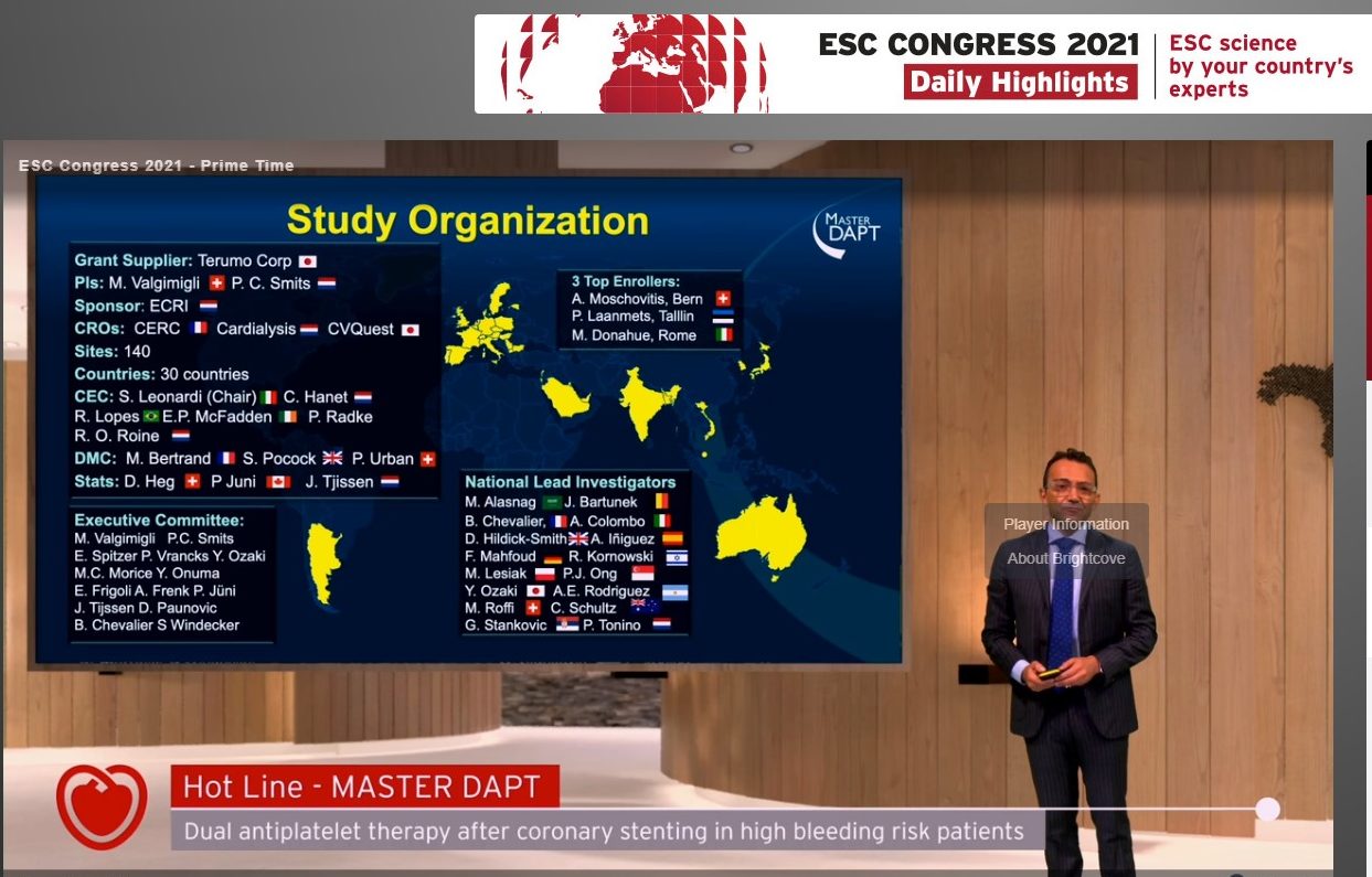 Master DAPT @ ESC Congress | CERC Europe Master DAPT @ ESC Congress | CERC Europe